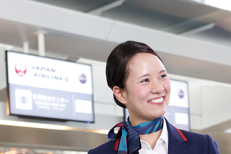 お客さまの記憶に残るグランドスタッフに。｜PROUD BLUE #つなぐ神大